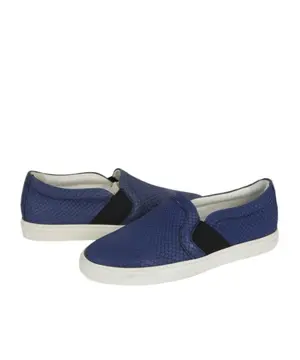 LANVIN Embossed Low Top Slip-on Sneakers