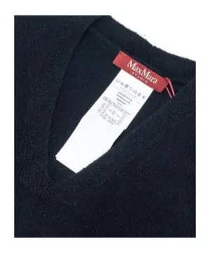 Max Mara Long-sleeved V-neck Sweater