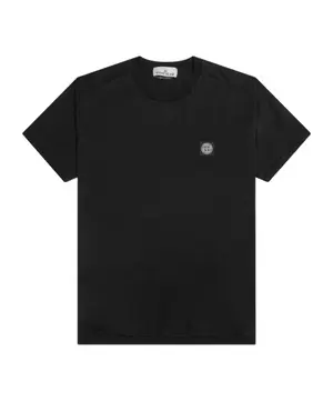 Stone Island Compass Patch Logo S/s T-shirt - Black