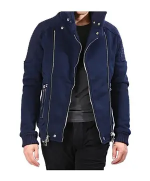 Balmain Biker Double Zip Jacket