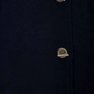 Etro Dark Blue Logo Coat