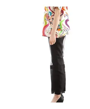 Max Mara Sheer Casual Trousers With Multiple Pockets