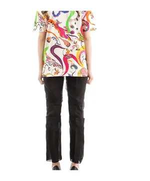 Max Mara Sheer Casual Trousers With Multiple Pockets