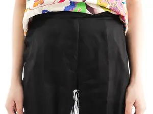 Max Mara Sheer Casual Trousers With Multiple Pockets