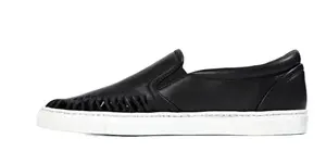 Balmain Round Toe Flat Slip-on Sneakers
