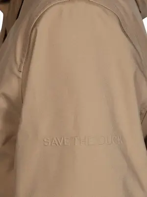 SAVE THE DUCK Belted Hooded Trench Coat