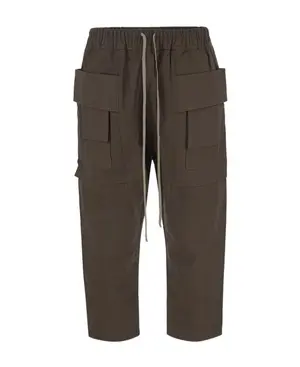 Rick Owens Cropped Cargo Trousers - Brown