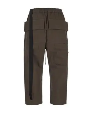 Rick Owens Cropped Cargo Trousers - Brown