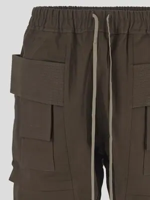 Rick Owens Cropped Cargo Trousers - Brown