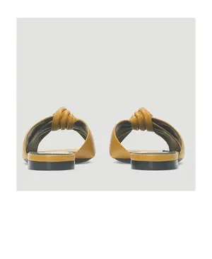 Saint Laurent Knot Detail Flat Sandals