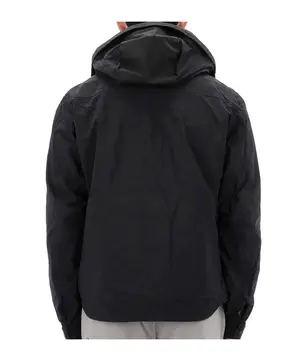TEN C Long Sleeve Zip Up Hooded Jacket