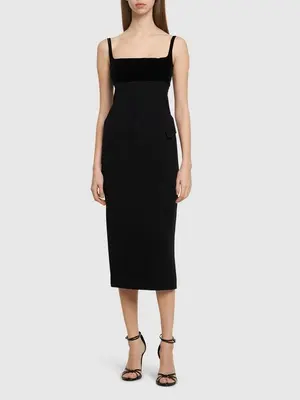 Tory Burch Crepe Medium-length Suspender Dress