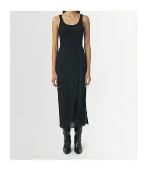 JEAN PAUL GAULTIER Asymmetrical Rounded Hem Nylon Skirt