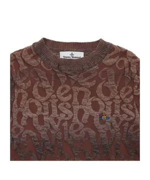 VIVIENNE WESTWOOD 3d Detailed Crewneck Jumper