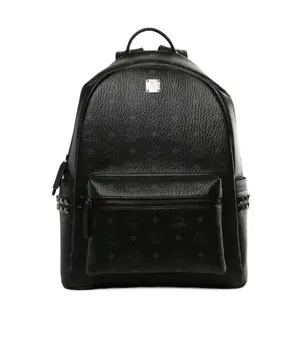 Mcm Stark Backpack With Top Handle And Zip Fastening - Black