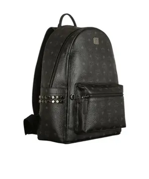 Mcm Stark Backpack With Top Handle And Zip Fastening
