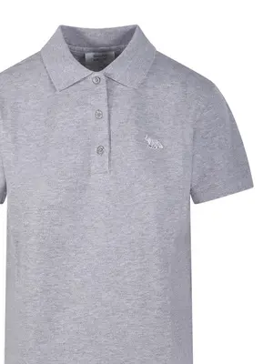 Maison Kitsuné Embroidered Fox Short Sleeve Polo