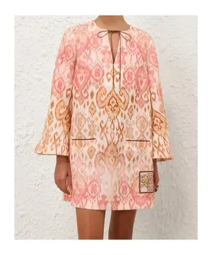Zimmermann Aster Shift Mini Dress