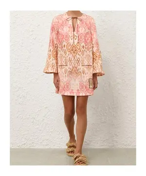 Zimmermann Aster Shift Mini Dress