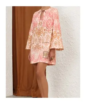 Zimmermann Aster Shift Mini Dress