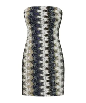 Missoni Sleeveless Patterned Knitted Dress