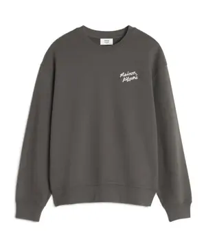 Maison Kitsuné Embroidered Logo Sweatshirt