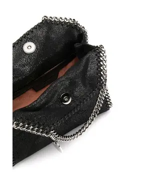 Stella McCartney Falabella Embellished Shoulder Bag - Black