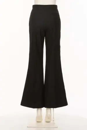 Valentino Garavani Pleated Flared Trousers