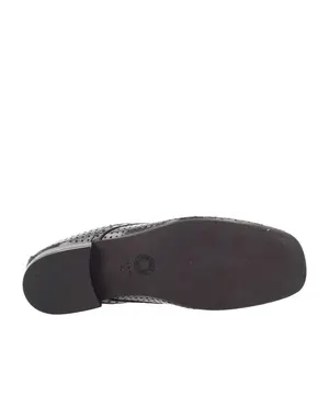 Dries Van Noten Perforated Lace-up Flats