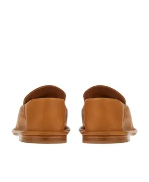 FERRAGAMO Gancini Buckled Loafers - Brown