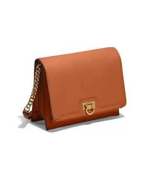 FERRAGAMO Trifolio Flip Shoulder Bag