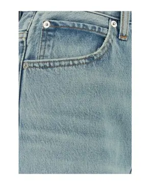 FRAME The Bow Wide-leg Jeans - Gray