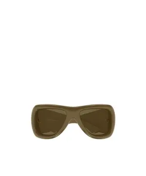 Saint Laurent Pilot Frame Sunglasses - Brown