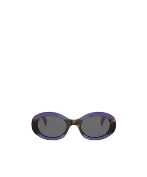 Celine Oval Full Rim Sunglasses - Gray