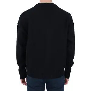 Ami V-neck Cardigan With Heart Logo
