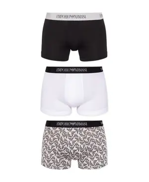 Emporio Armani Three-pack Branded Boxers