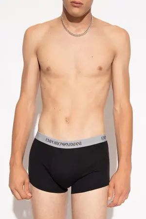 Emporio Armani Three-pack Branded Boxers