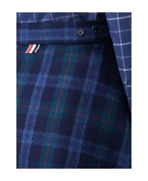 Thom Browne Plaid A-line Skirt