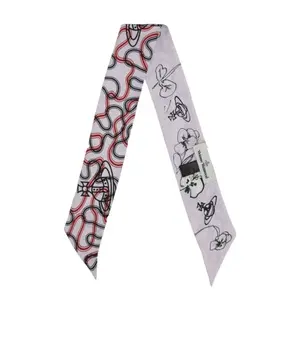 VIVIENNE WESTWOOD Printed Silk Scarf