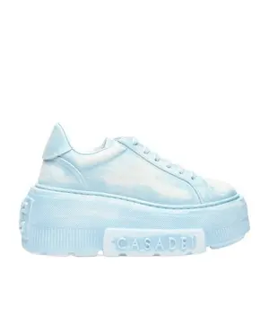 Casadei Nexus Painting Platform Low-top Sneakers - Blue