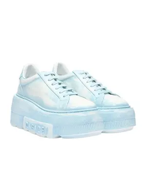 Casadei Nexus Painting Platform Low-top Sneakers - Blue