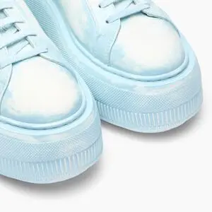 Casadei Nexus Painting Platform Low-top Sneakers - Blue