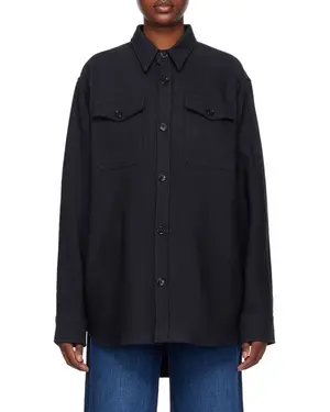 Ami Long Sleeved Buttoned Shirt