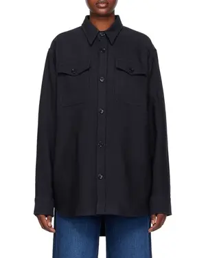Ami Long Sleeved Buttoned Shirt