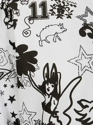 CHOPOVA LOWENA Long-sleeved T-shirt With Patterned Print