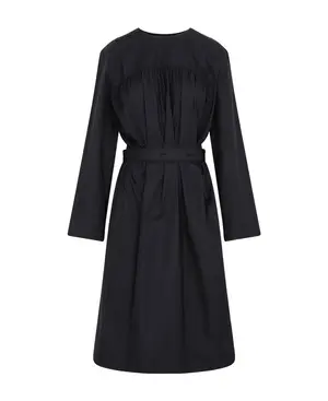 LEMAIRE Lemaire Long-Sleeved Pleated Midi Dress