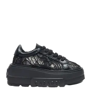 Casadei Nexus Chantilly Lace Up Platform Sneakers