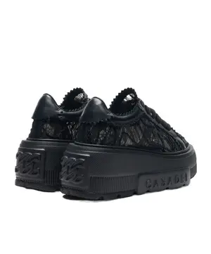 Casadei Nexus Chantilly Lace Up Platform Sneakers