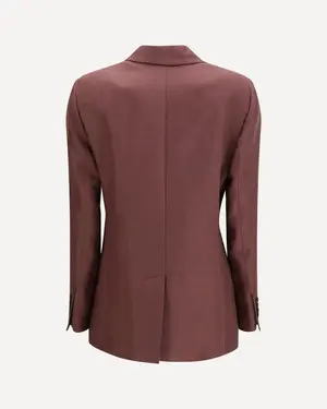 Brunello Cucinelli Double Breasted Jacket - Red