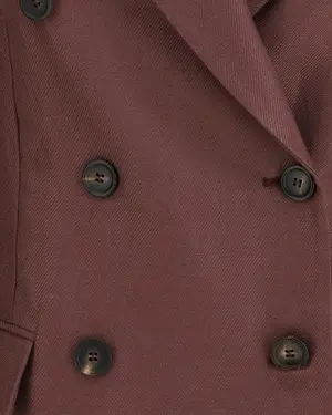 Brunello Cucinelli Double Breasted Jacket - Red